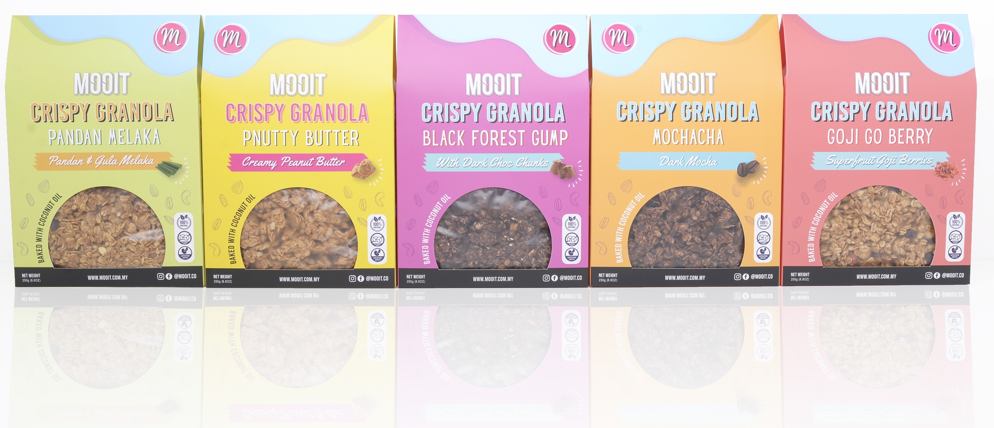 MOOIT Healthy Crispy Granola Snacks | ABRI ASIA (M) SDN. BHD.